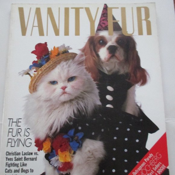 Pocket Books | Other | Vanity Fur Magazine Vanity Fair Parody By Ilene ...
